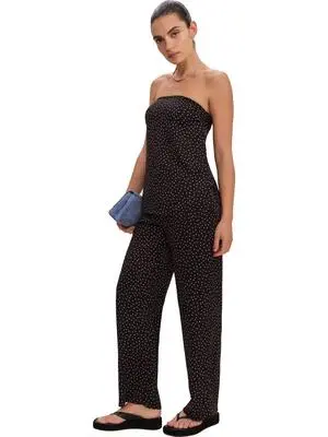 REFORMATION Alleia Crinkle Two-Piece Set Selene