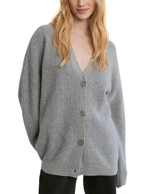 Jenni Kayne Cashmere Cocoon Cardigan - Heather Grey