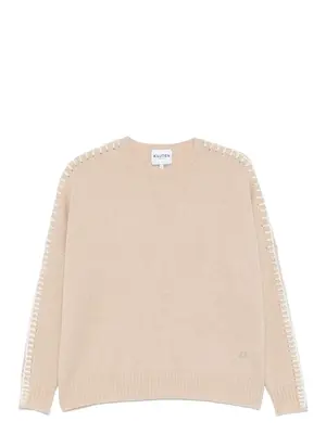 KUJTEN Amea Cashmere Sweater - Neutrals