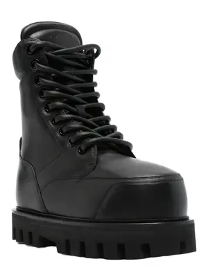 Alexander McQueen Parachute Boots - Black