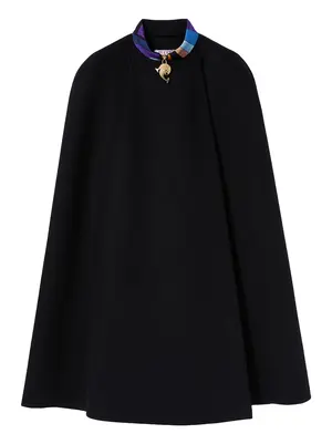 Emilio Pucci Iride-print Cape - Black
