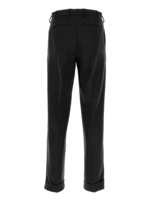PT TORINO Pleated Trousers - Black