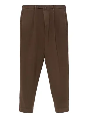 DELL'OGLIO Tailored Trousers - Brown