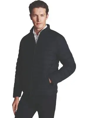 CHARLES TYRWHITT Lightweight Quilted Jacket - Navy