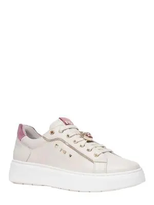 NEROGIARDINI Platform Sneakers - Beige/ Pink