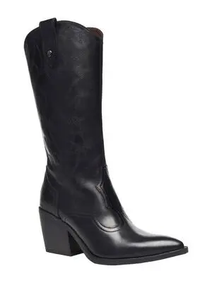 NEROGIARDINI Texan Western Boots - Black