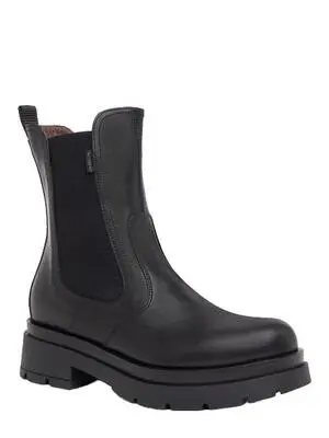 NEROGIARDINI Lug Sole Chelsea Boot - Black