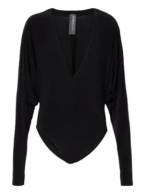 Norma Kamali Dolman Bodysuit - Black