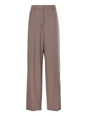 Stella McCartney Wide-leg Wool Pants - Grey