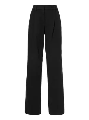 Brunello Cucinelli High-rise Wide-leg Jeans - Black