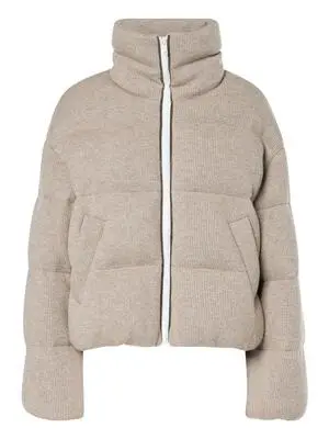 Brunello Cucinelli Cashmere Down Jacket - Grey