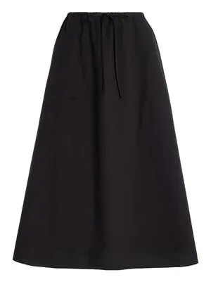 Matteau Cotton Skirt - Black