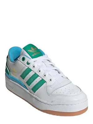Adidas Forum Bold Basketball Sneaker - White/ Court Green/ Sky Rush
