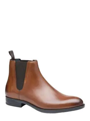 Johnston & Murphy Flynch Chelsea Boot - Tan Italian Calfskin