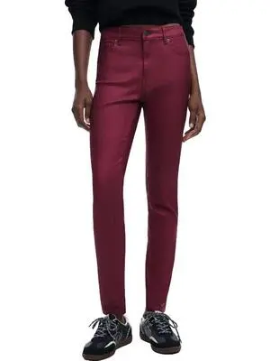 Desigual Slim Fit Pants - Red