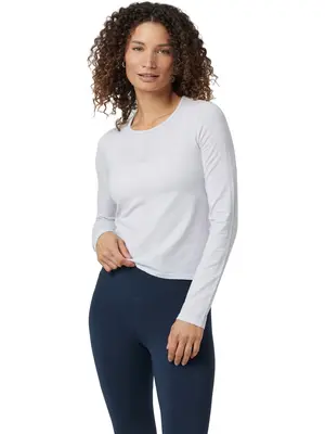 Vuori Long Sleeve Apres Seamless Top Frost Grey