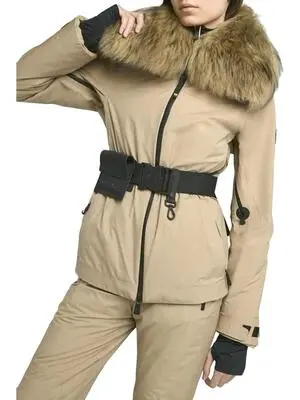 Moncler Vizelle Performance Jacket - Open Beige