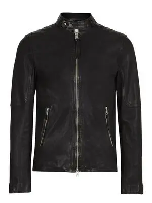 ALLSAINTS Cora Leather Biker Jacket - Black