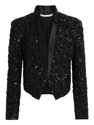 VERONICA BEARD Veronica Beard Delony Embellished Cotton Jacket