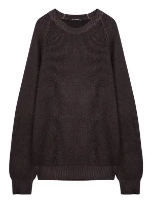Tagliatore Virgin Wool Pullover - Brown
