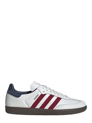 Adidas Originals By Alexander Wang Adidas Originals Samba OG Leather Sneaker White