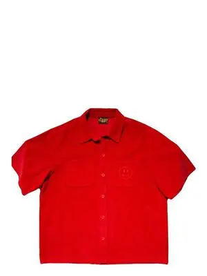 Drew House Short Sleeve Corduroy Shirt - Red