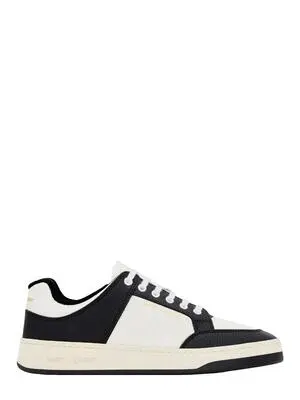 Saint Laurent Sl/61 Low Top Sneakers - Coffee/white