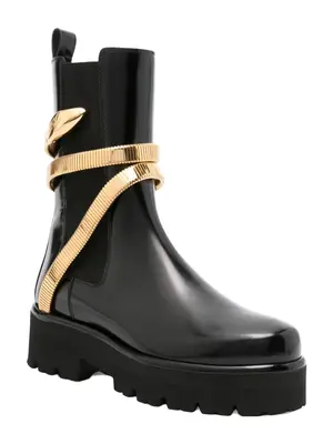 Rene Caovilla 45mm Juniper Boots - Black