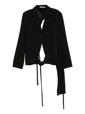 Ottolinger Open-back Blazer - Black