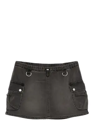 Coperni Denim Cargo Mini Skirt - Grey