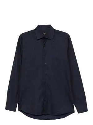 Etro Paisley-jacquard Shirt - Blue