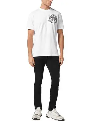 Philipp Plein Skull&bones T-shirt - White