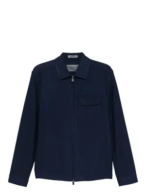CORNELIANI Textured Shirt Jacket