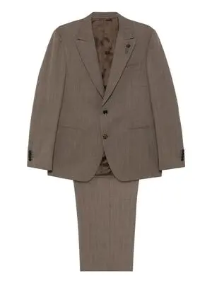 LARDINI Single-breasted Suit - Brown