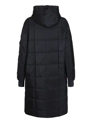 Fabiana Filippi Zip-up Padded Mid-length Coat - Black