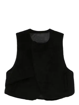 HELIOT EMIL Felted Gilet - Black