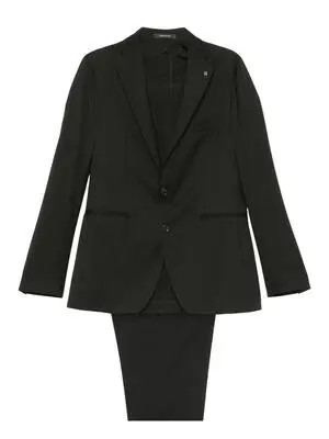 Tagliatore Virgin Wool Suit - Black