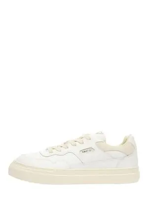 S.W.C STEPNEY WORKERS CLUB Pearl S-Strike Leather Sneakers White/putty