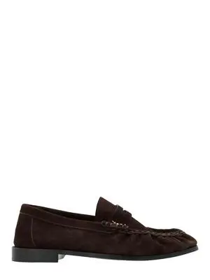 Saint Laurent Suede Loafers - Brown