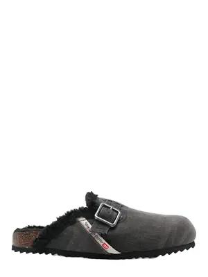 DIESEL D-woodstock Slippers - Black