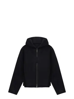 ADER ERROR Logo-appliqué Hoodie - Black