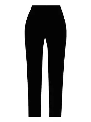 L'Agence Rebel Tapered Velvet Trousers Black
