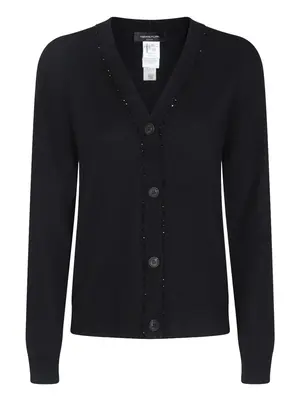 Fabiana Filippi Fine Knit Cardigan - Black