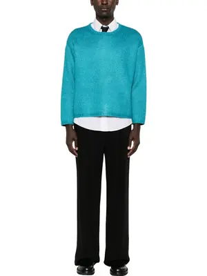 Valentino Garavani High-shine Finish Sweater - Blue