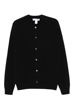 Comme Des Garçons Lambswool Cardigan - Black