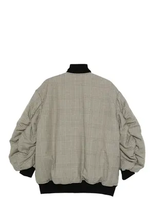 ALESSANDRO VIGILANTE ALESSANDRO VIGILANTE Padded Prince Of Wales Check Bomber Jacket