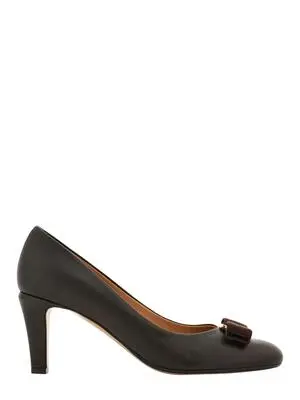 FERRAGAMO Vara Bow Pump - Brown