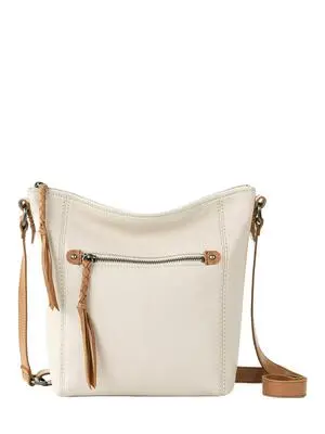 THE SAK Ashland Leather Crossbody Bag Stone
