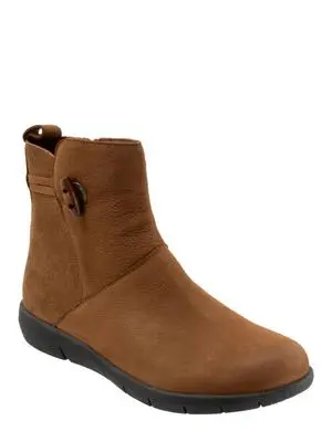 Softwalk Adelaide Bootie - Luggage Nubuck
