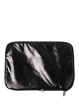 BAGGALLINI BAGGALLINI 3-Piece Compression Packing Cubes Travel Set Black Gloss Ripstop